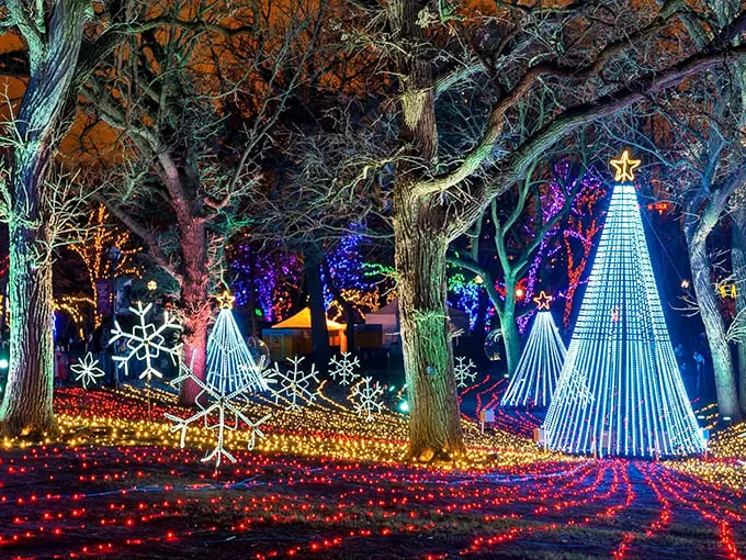 Step into a kaleidoscope of holiday cheer! ZooLights transforms Lincoln Park into a twinkling wonderland that would make even Santa's elves green with envy.