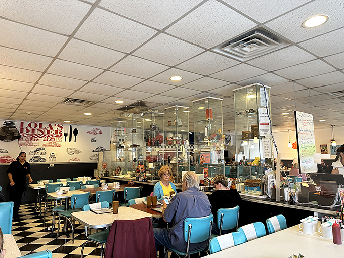 Where everybody knows your name… or at least your favorite order. Lola's is the "Cheers" of diners, minus the alcohol (but with way better pancakes).