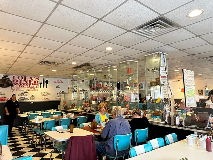 Where everybody knows your name… or at least your favorite order. Lola's is the "Cheers" of diners, minus the alcohol (but with way better pancakes).