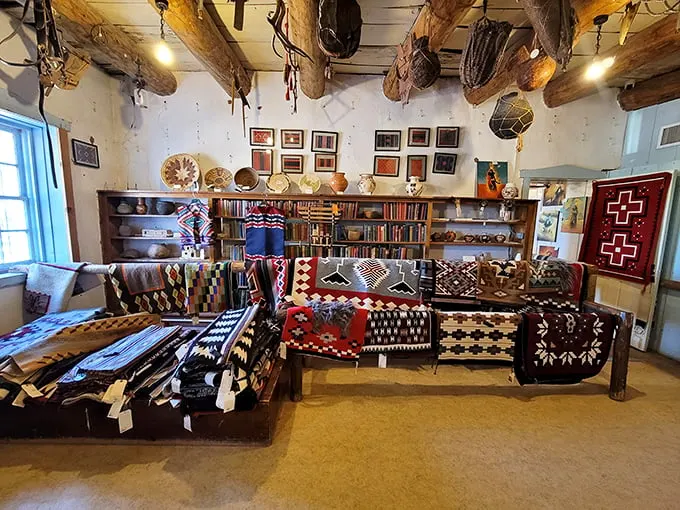 Who needs a Picasso when you can have a Navajo? These rugs aren't just floor coverings—they're woven stories that'll knock your moccasins off.