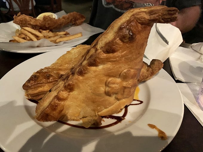 Another angle on that shepherd's pie – because food this good deserves an encore. Savory, steaming, and ready to transport you to the Emerald Isle. Photo credit: Carla D.
