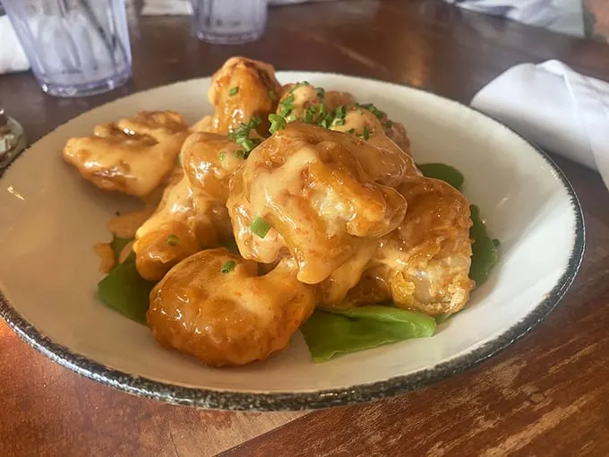 These aren't just shrimp, they're flavor bombs! Plump, juicy, and glistening with sauce—they're like the Beyoncé of appetizers.