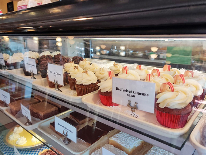 Red Velvet cupcakes: because sometimes you need to paint the town red... and then eat it.