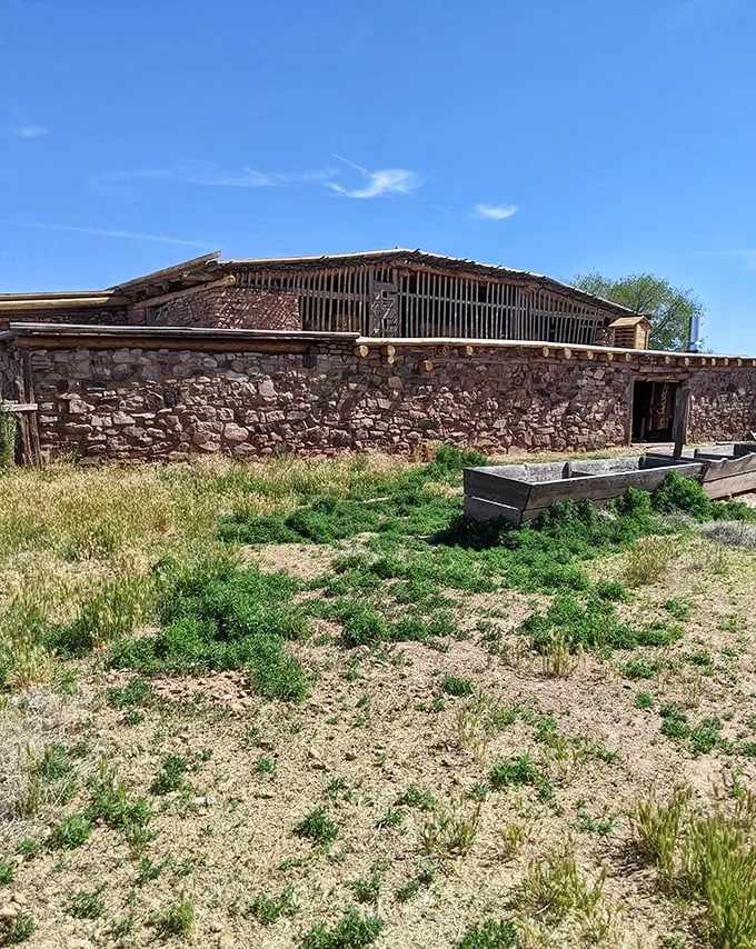 Who needs a man cave when you can have a pioneer palace? This rustic building is the ultimate she-shed for the Laura Ingalls in all of us.