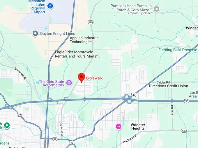 16. biblewalk map