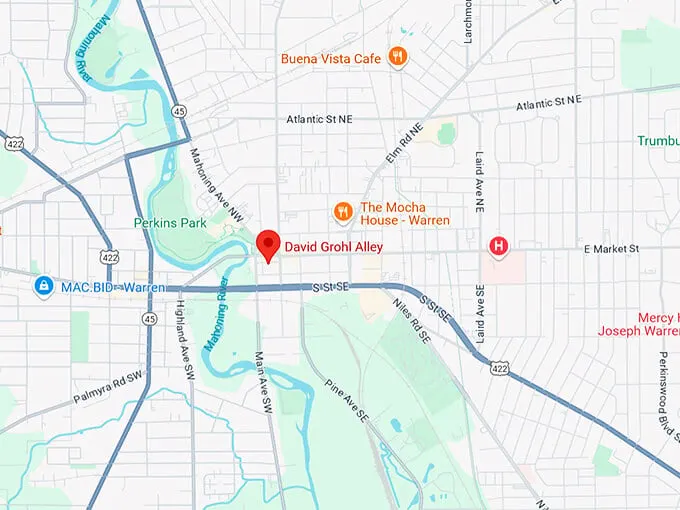 16. david grohl alley map