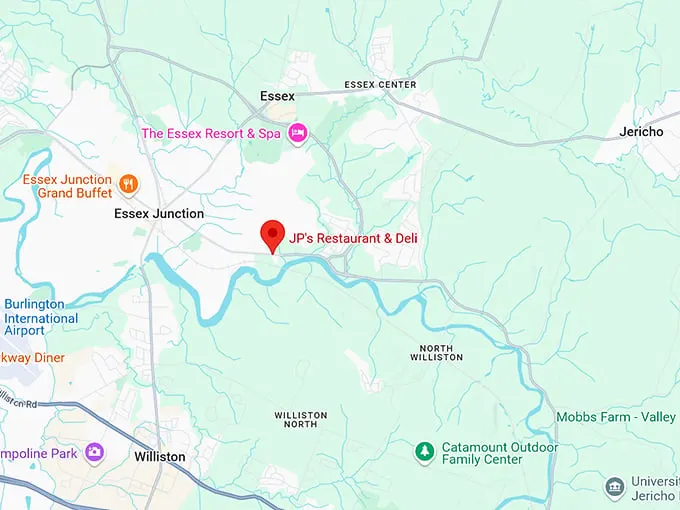 16. jp's restaurant & deli map