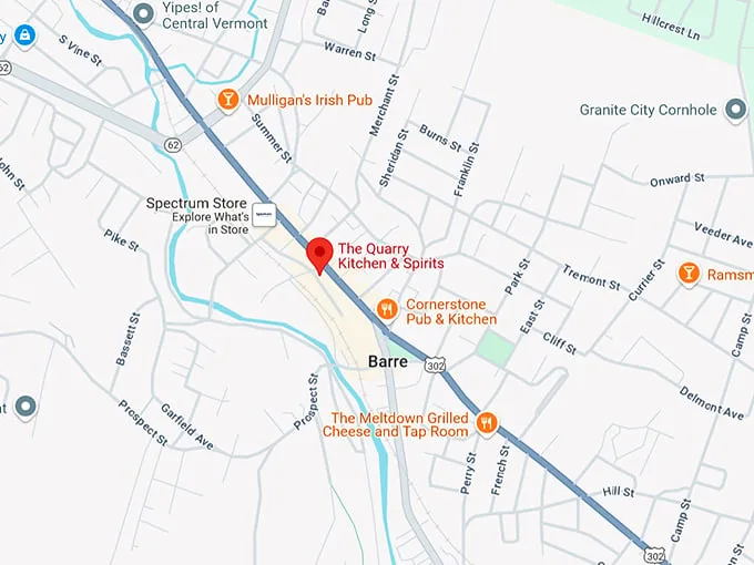 16. the quarry kitchen & spirits map
