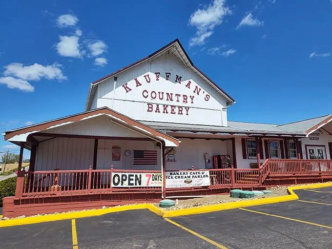 Step into a slice of Americana! This charming barn-turned-bakery is where butter dreams come true and calories don't count.