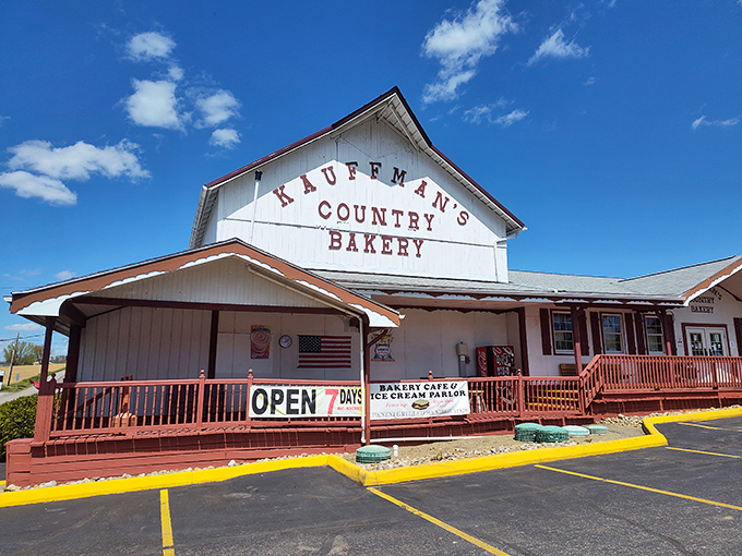 Step into a slice of Americana! This charming barn-turned-bakery is where butter dreams come true and calories don't count.