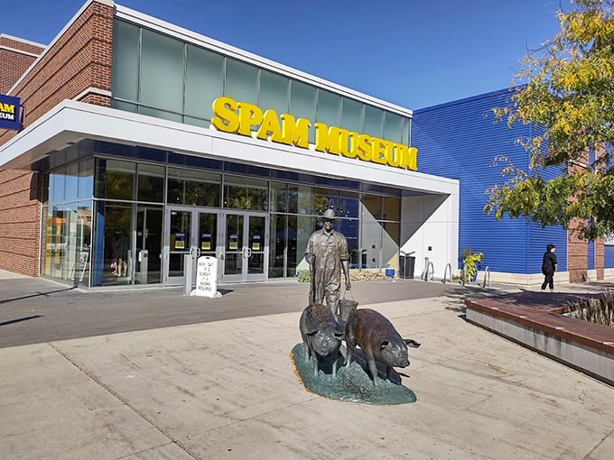 Step into a world where canned meat is king! This pork paradise is a sizzling tribute to America's favorite mystery meat.