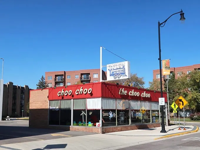 All aboard the flavor express! This quirky diner serves up burgers with a side of nostalgia, proving that good taste never goes off track.