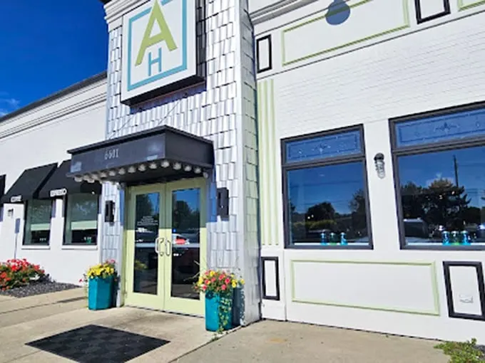 Step into a Technicolor dream! Anna's House is like your grandma's kitchen got a makeover from a sugar-high Wes Anderson.