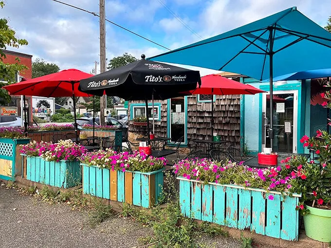 Victor's 1959 Cafe: Where turquoise dreams and sandwiches collide! This little slice of Havana might just transport you faster than a DeLorean.