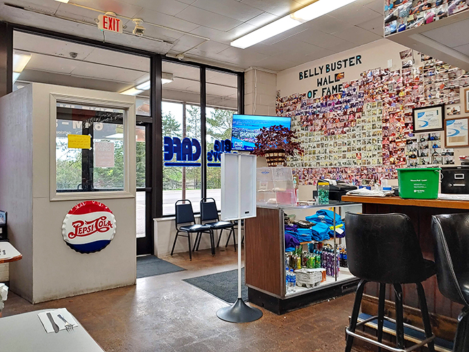 Step inside and feel the nostalgia wash over you. This isn't just a diner; it's a time machine with a side of comfort food.