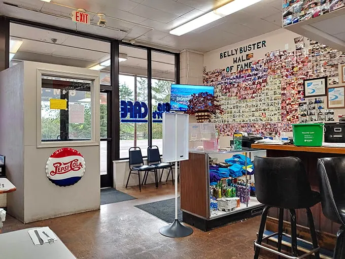 Step inside and feel the nostalgia wash over you. This isn't just a diner; it's a time machine with a side of comfort food.