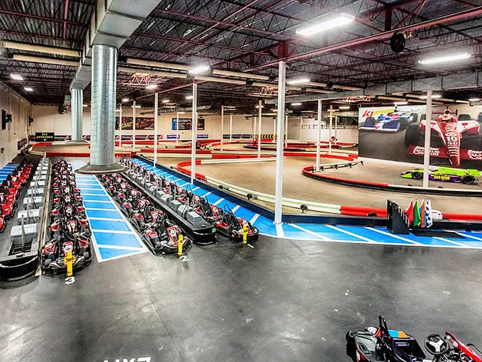 Welcome to the Thunderdome of fun! This indoor racing paradise is where speed dreams come to life.