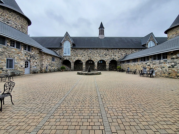 Arches, towers, and courtyard views – Castle Farms is where fairy tales and Michigan brew a magical fusion. 
