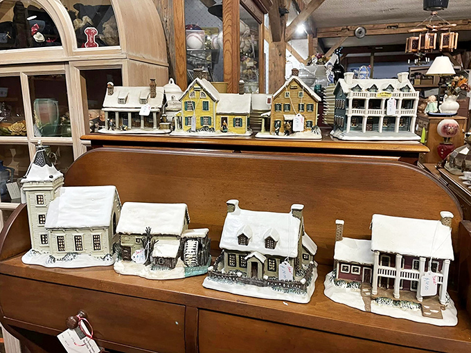 Who needs a time machine when you've got this miniature village? These charming houses are small enough to fit in your pocket, but big on nostalgia.