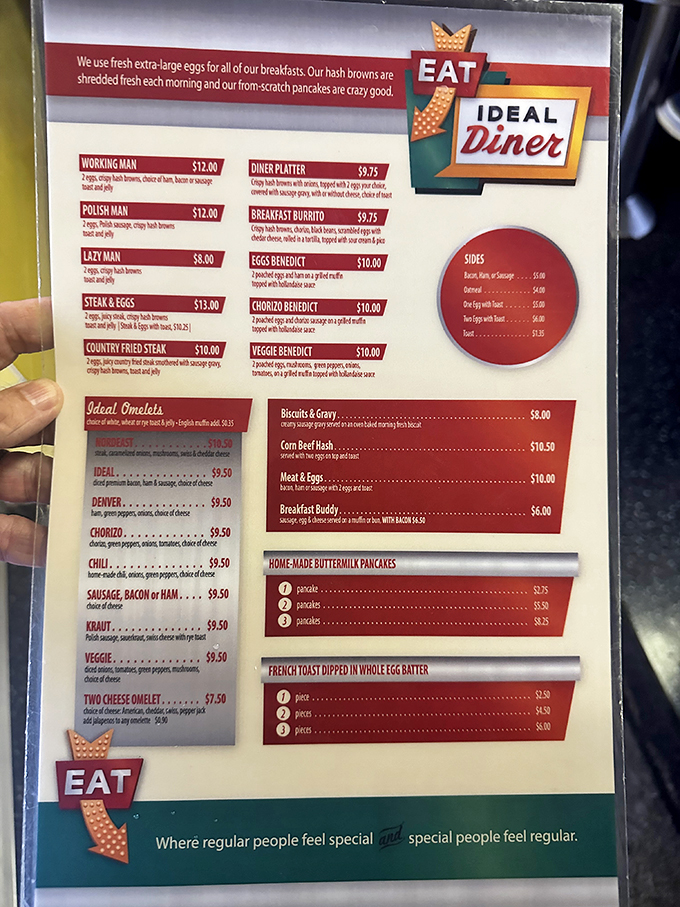 Menu, menu on the wall, who's the hungriest of them all? With options like these, we're all winners in this diner's delicious game.