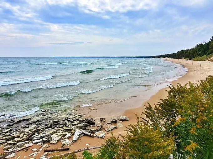 Waves, dunes, and a dash of mystery. Indiana Jones would feel right at home here.