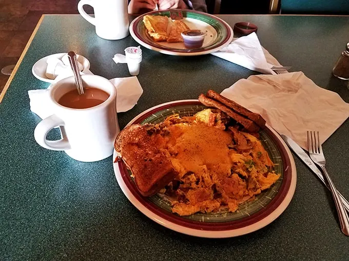 Eggs, toast, and a mug of liquid motivation – the holy trinity of a proper Vermont morning.