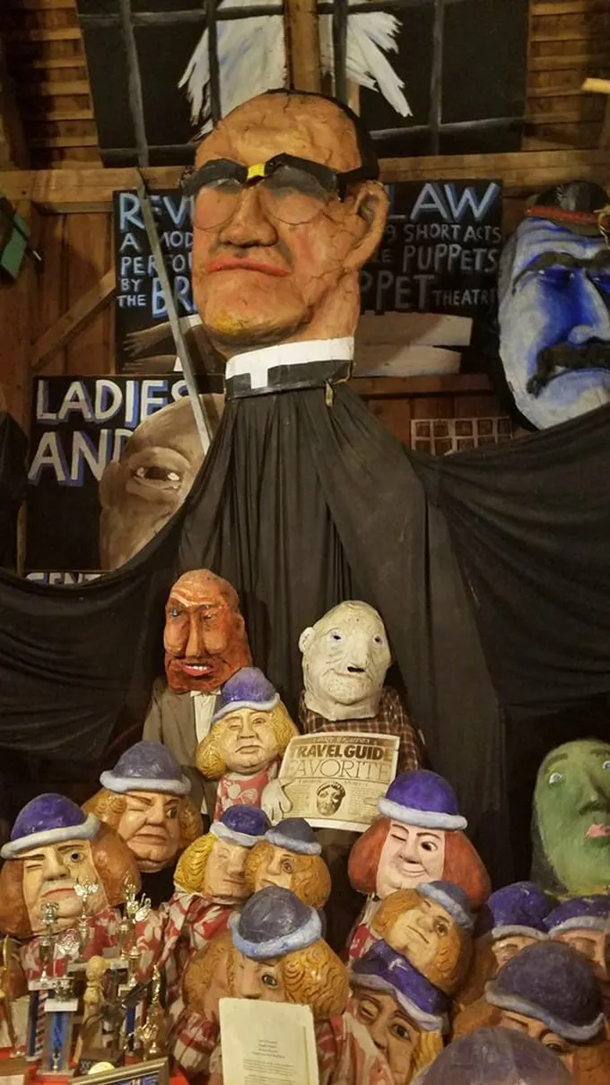 Holy macaroni! This papier-mâché preacher looks like he's about to serve up a sermon with a side of spaghetti. Talk about divine pasta-bilities!