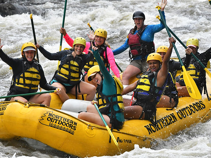 White water warriors unite! These rapids are nature's rollercoaster – no line, no height requirement, just pure aquatic adrenaline.