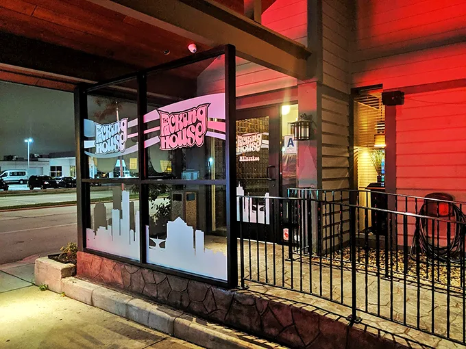 Cozy by day, electric by night. The Packing House: where fish fry meets film noir. Photo credit: Gary Paulson