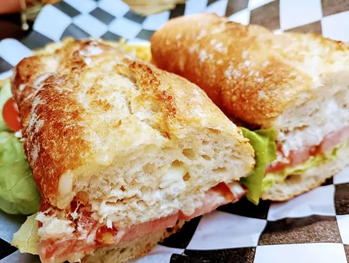 This isn't your standard airline fare—fresh ingredients elevate simple sandwiches into something worth traveling for.