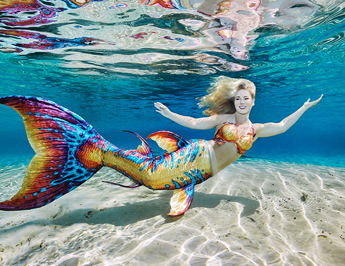 Synchronized swimming meets fantasy in this underwater spectacle. It's like "The Little Mermaid" live—minus the singing crab.