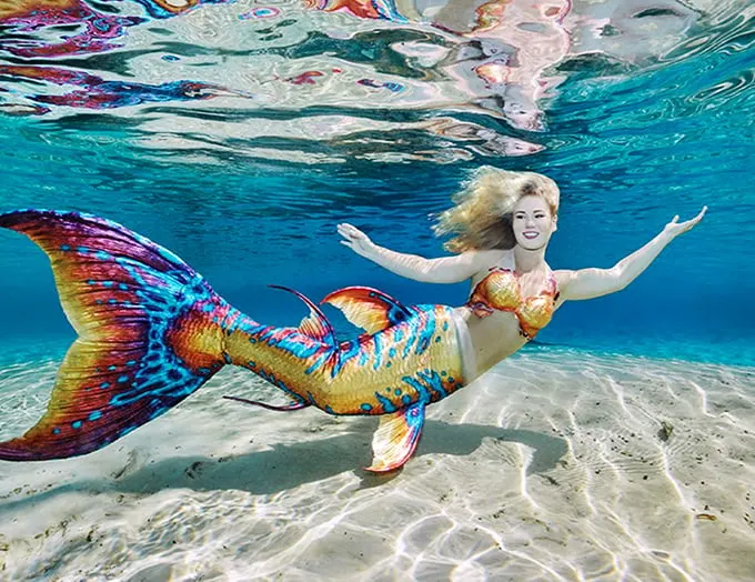 Synchronized swimming meets fantasy in this underwater spectacle. It's like "The Little Mermaid" live—minus the singing crab.