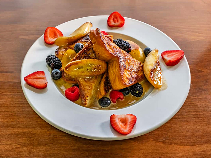 Bananas Foster's cousin decided to join the breakfast club. Talk about a sweet family reunion!