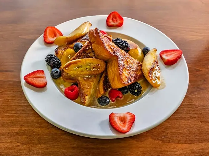 Bananas Foster's cousin decided to join the breakfast club. Talk about a sweet family reunion!