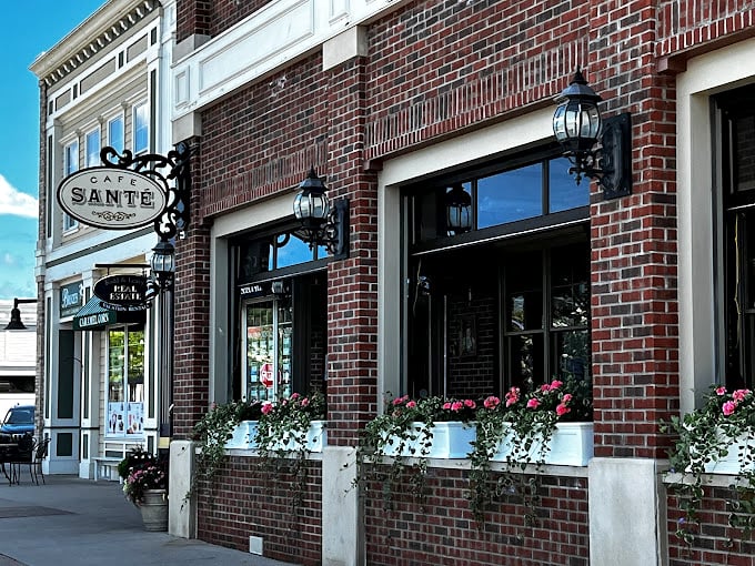 Cafe Santé: Where brick walls whisper tales of culinary adventures, and every meal feels like a mini European getaway. No passport required!