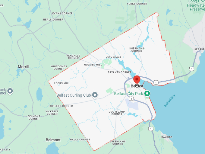 belfast map