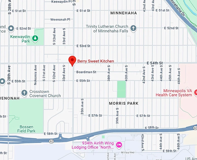 berry sweet kitchen map