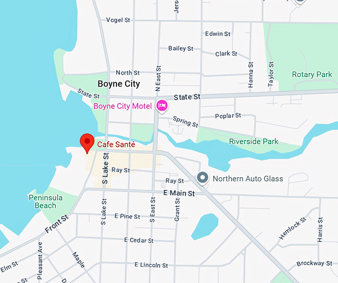 cafe santé map
