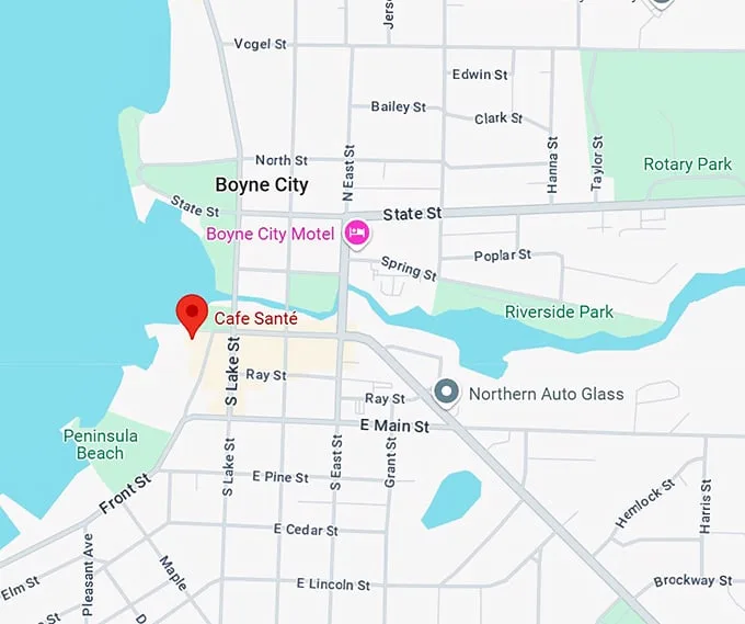 cafe santé map