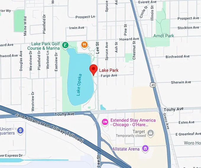 lake park map
