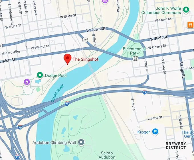 the slingshot map