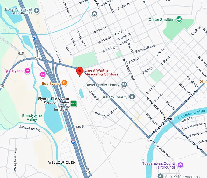 warther museum map