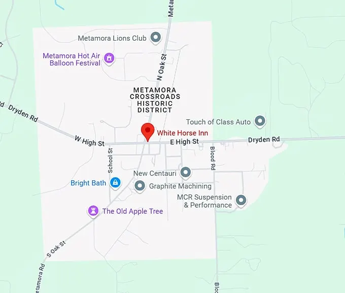 white horse inn map
