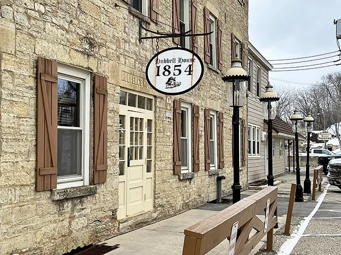 Step back in time! This limestone façade isn't just old-school cool, it's a portal to 1854 when presidents dined and the West was still wild.