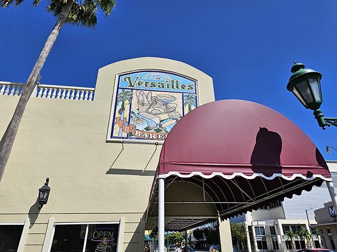 A taste of Havana on Calle Ocho! Versailles Restaurant's iconic facade promises Cuban culinary delights that'll transport you faster than any time machine.