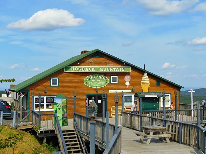 Welcome to Hogback Mountain Country Store, where rustic charm meets maple-infused dreams. This wooden wonderland is like Vermont's answer to Willy Wonka's factory – minus the Oompa Loompas.
