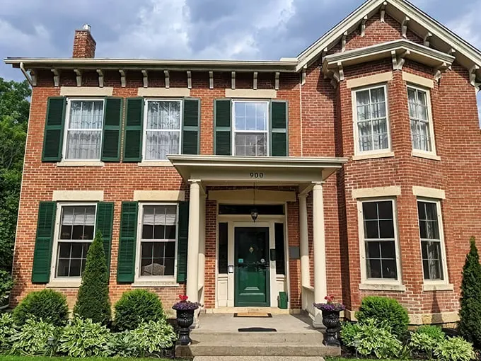 A brick beauty that's more inviting than your grandmother's freshly baked cookies. This charming B&B beckons with the promise of cozy comfort and small-town charm.