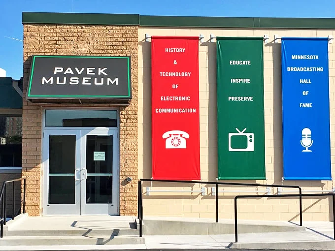 Step into a time warp! The Pavek Museum's unassuming exterior hides a treasure trove of broadcasting history that'll make your inner radio nerd do a happy dance.
