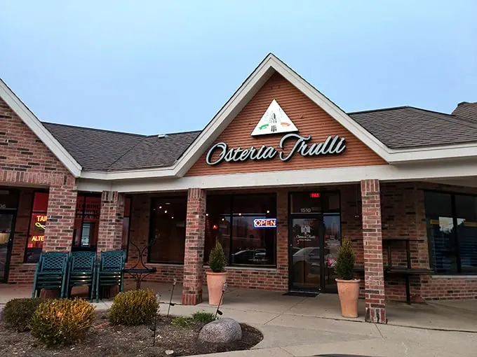 Who says you can't judge a book by its cover? This unassuming exterior hides a treasure trove of Italian delights waiting to be discovered.