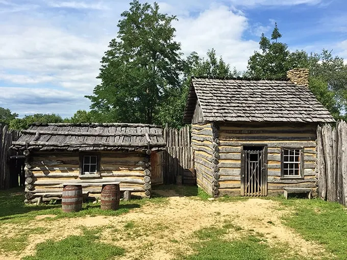 Log cabins and wooden barrels – it's like "Little House on the Prairie" meets "Survivor: 1832 Edition." Welcome to the Apple River Fort, where history comes alive!